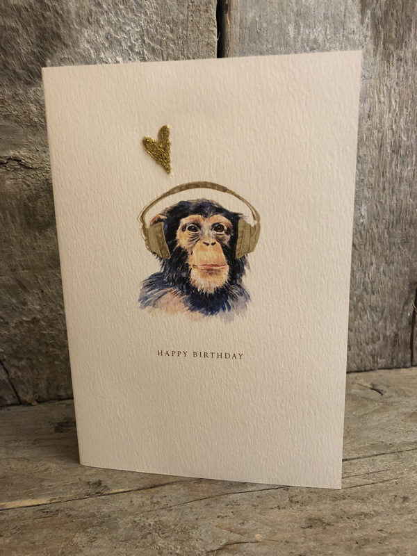 ED Chimpanzee Card